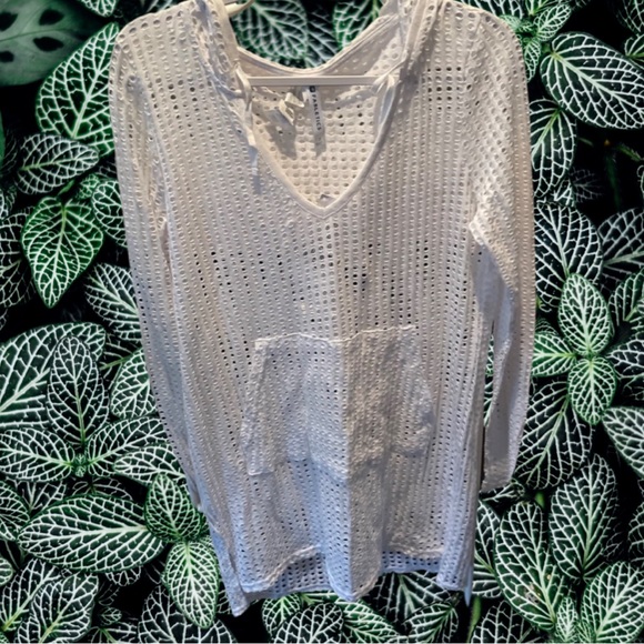 Fabletics | Tops | Fabletics Sheer Swimsuit Cover Up | Poshmark